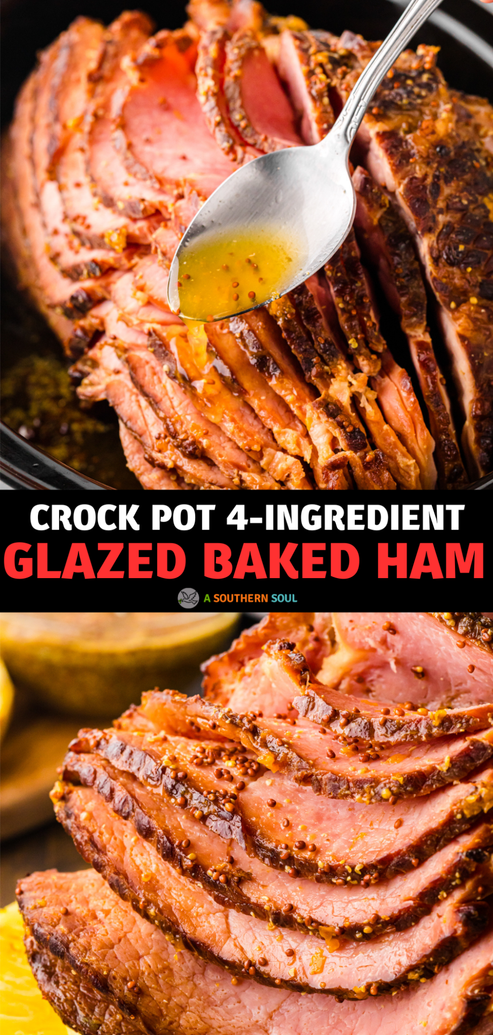 4-Ingredient Crock Pot Ham (Tender and Juicy)