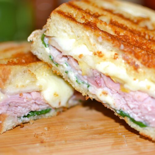 Crispy Ham & Cheese Panini (Gourmet Lunch)