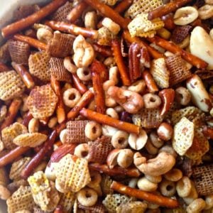 Slow Cooker Party Mix - A Southern Soul