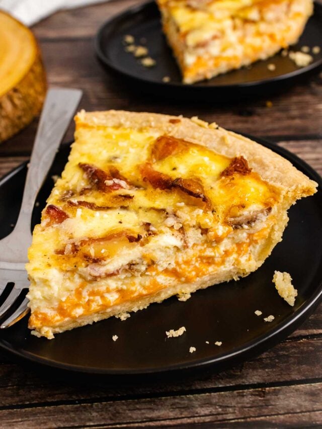 Bacon Cheddar Quiche Story - A Southern Soul