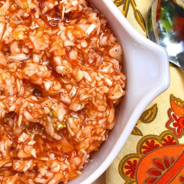 Carolina BBQ Red Slaw - A Southern Soul
