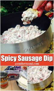 Spicy Sausage Dip - A Southern Soul