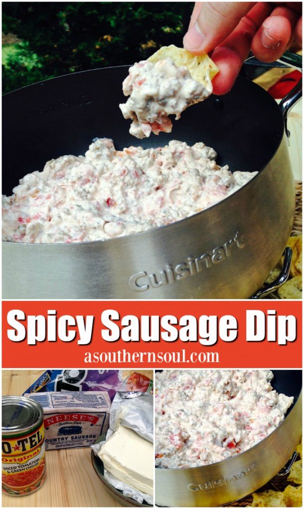 Spicy Sausage Dip - A Southern Soul