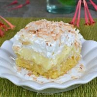 Pineapple Coconut Poke Cake