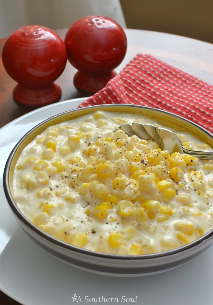 Crock Pot Creamed Corn - A Southern Soul
