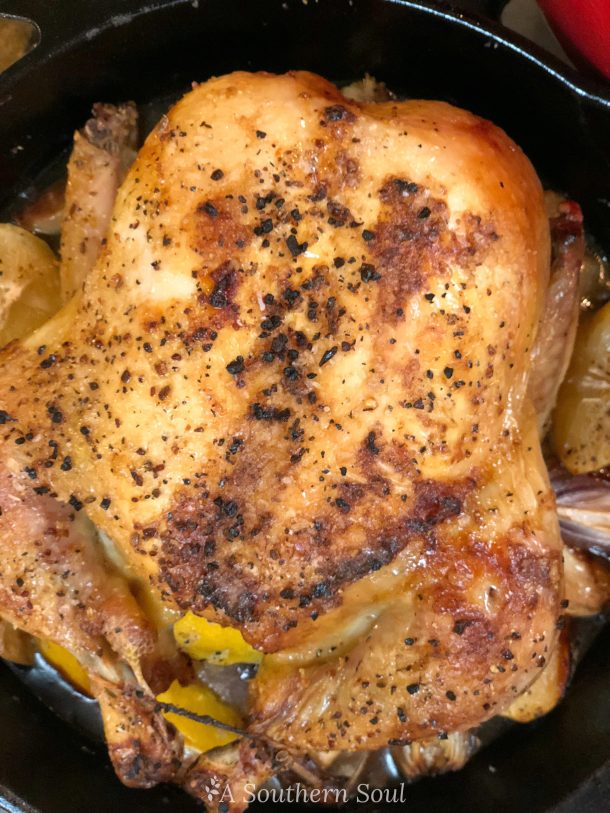 Perfect Lemon Roast Chicken - A Southern Soul
