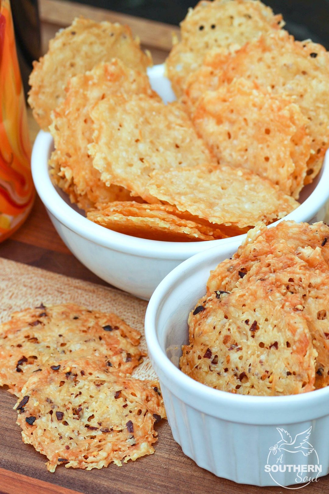 Parmesan Cheese Crisps - A Southern Soul