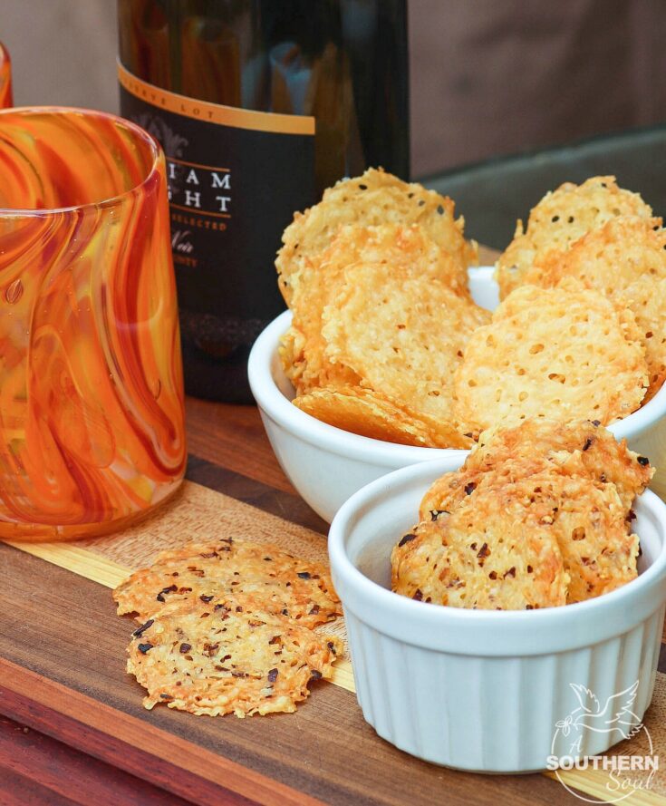 Parmesan Cheese Crisps - A Southern Soul