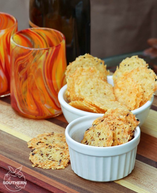 Parmesan Cheese Crisps - A Southern Soul