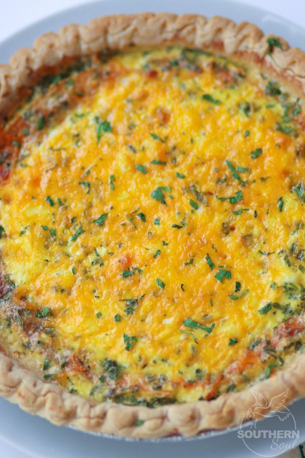 Three Cheese Quiché Recipe
