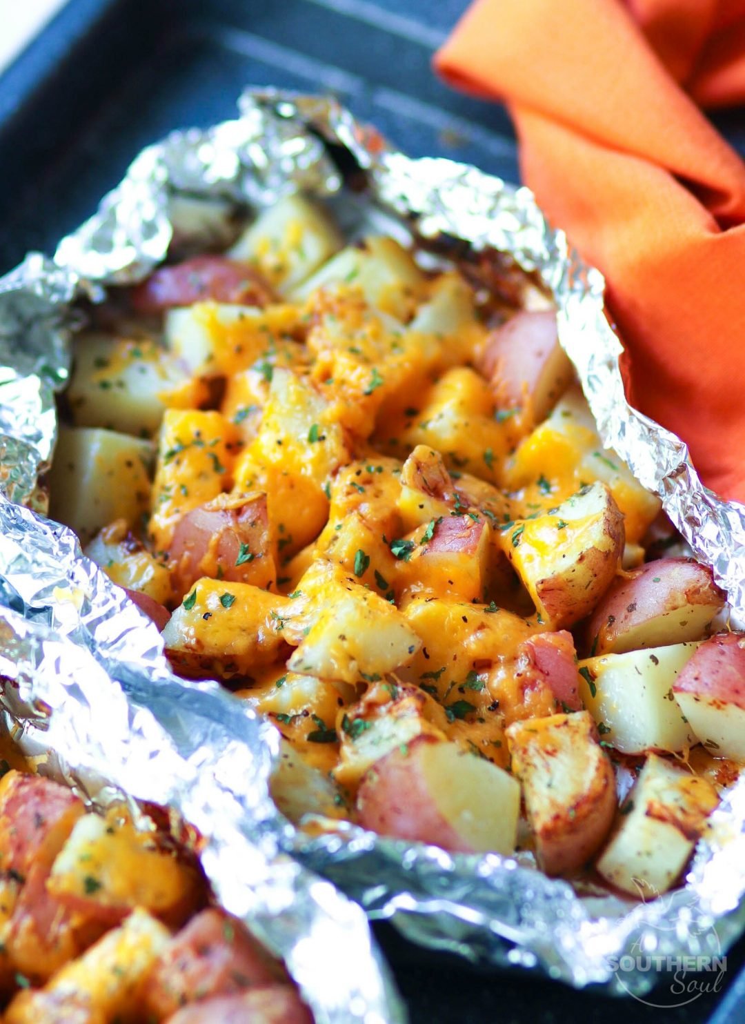 Cheesy Ranch Potato Foil Packs