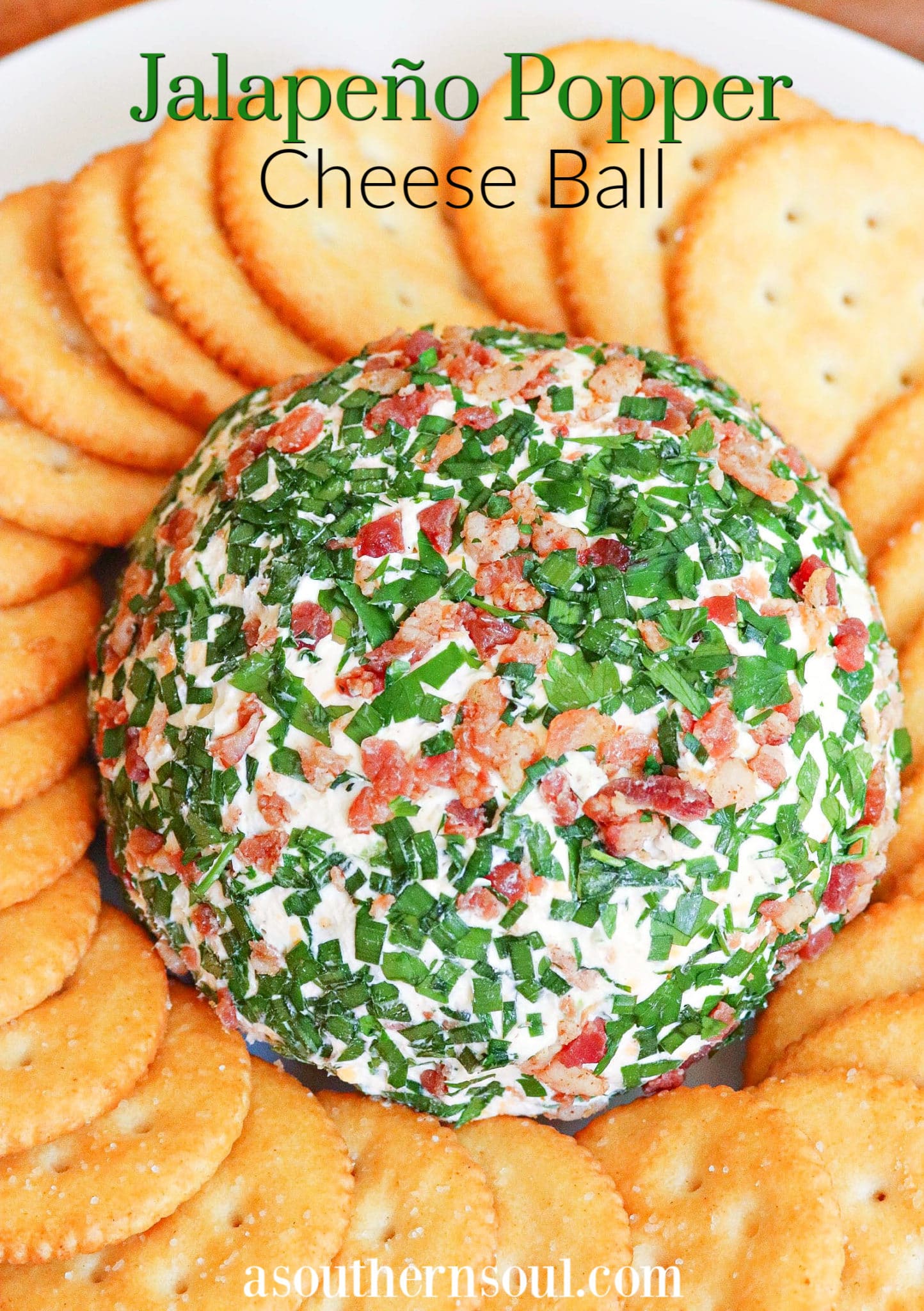 Easy Jalapeño Popper Cheese Ball Recipe