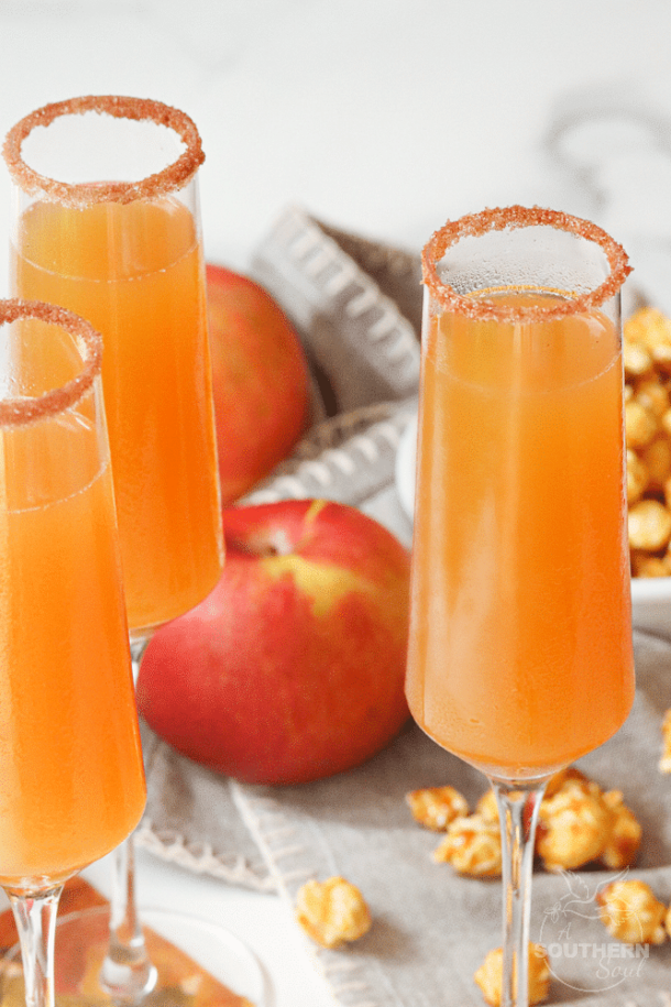 Apple Cider Mimosas