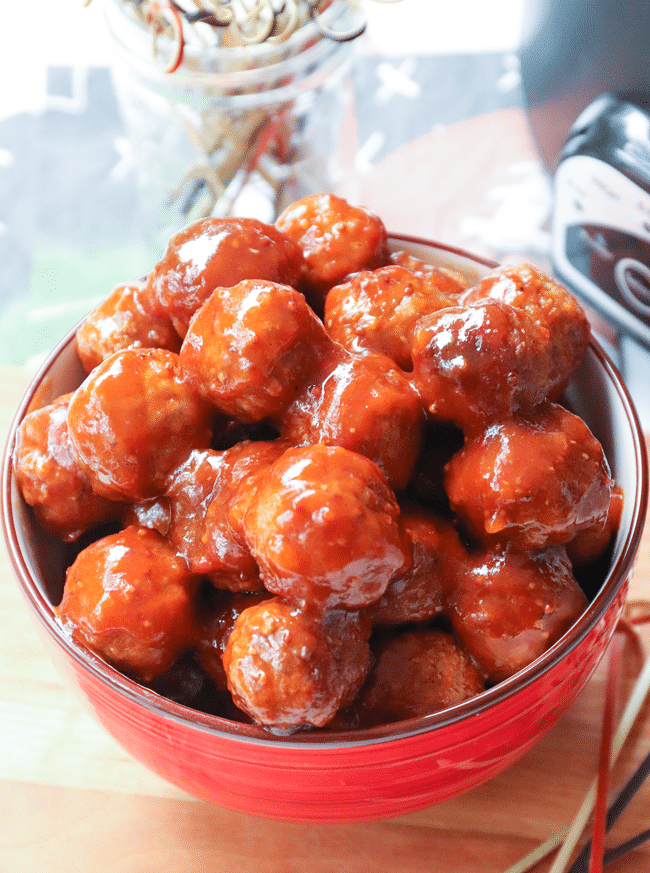 Game Day Crock Pot Meatballs - A Southern Soul