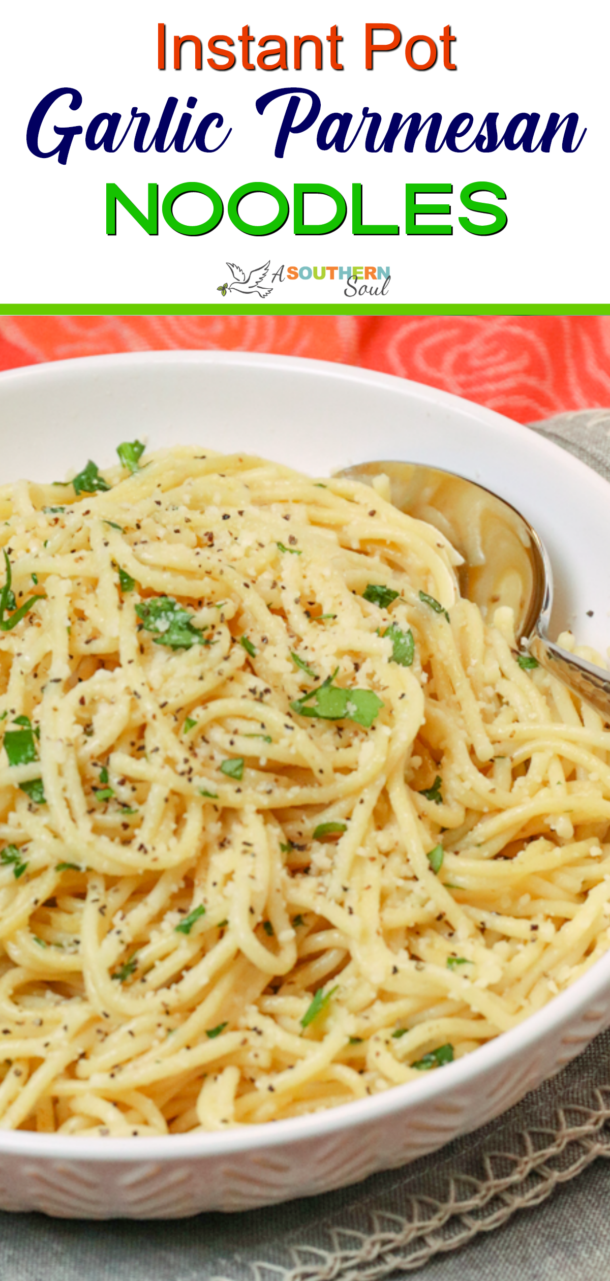 Instant Pot Garlic Parmesan Noodles