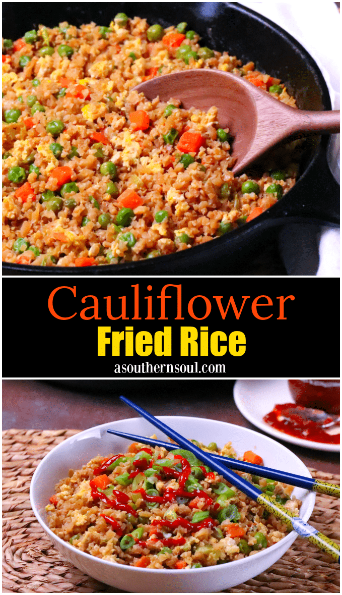 Cauliflower Fried Rice - A Southern Soul
