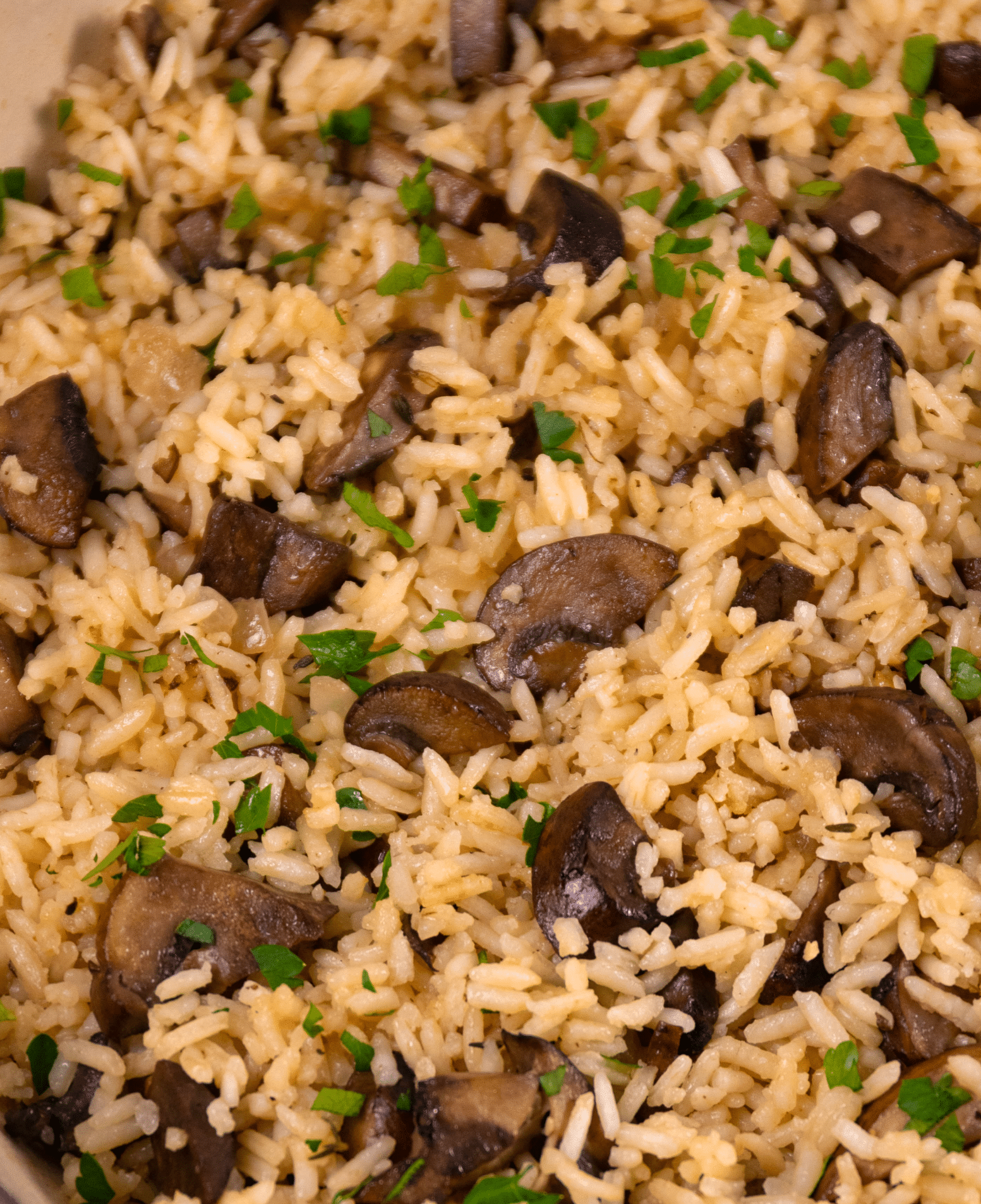 One Pot Mushroom Rice - A Southern Soul