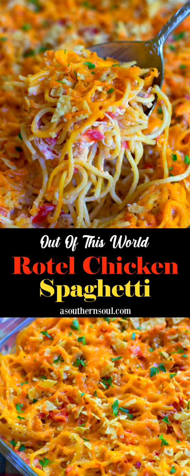 Rotel Chicken Spaghetti