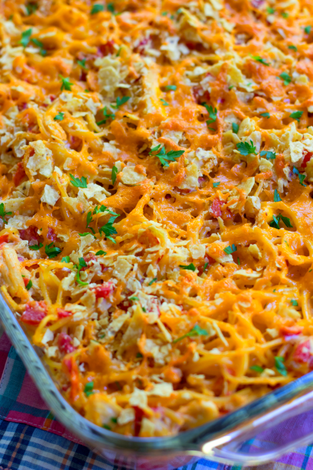 Rotel Chicken Spaghetti