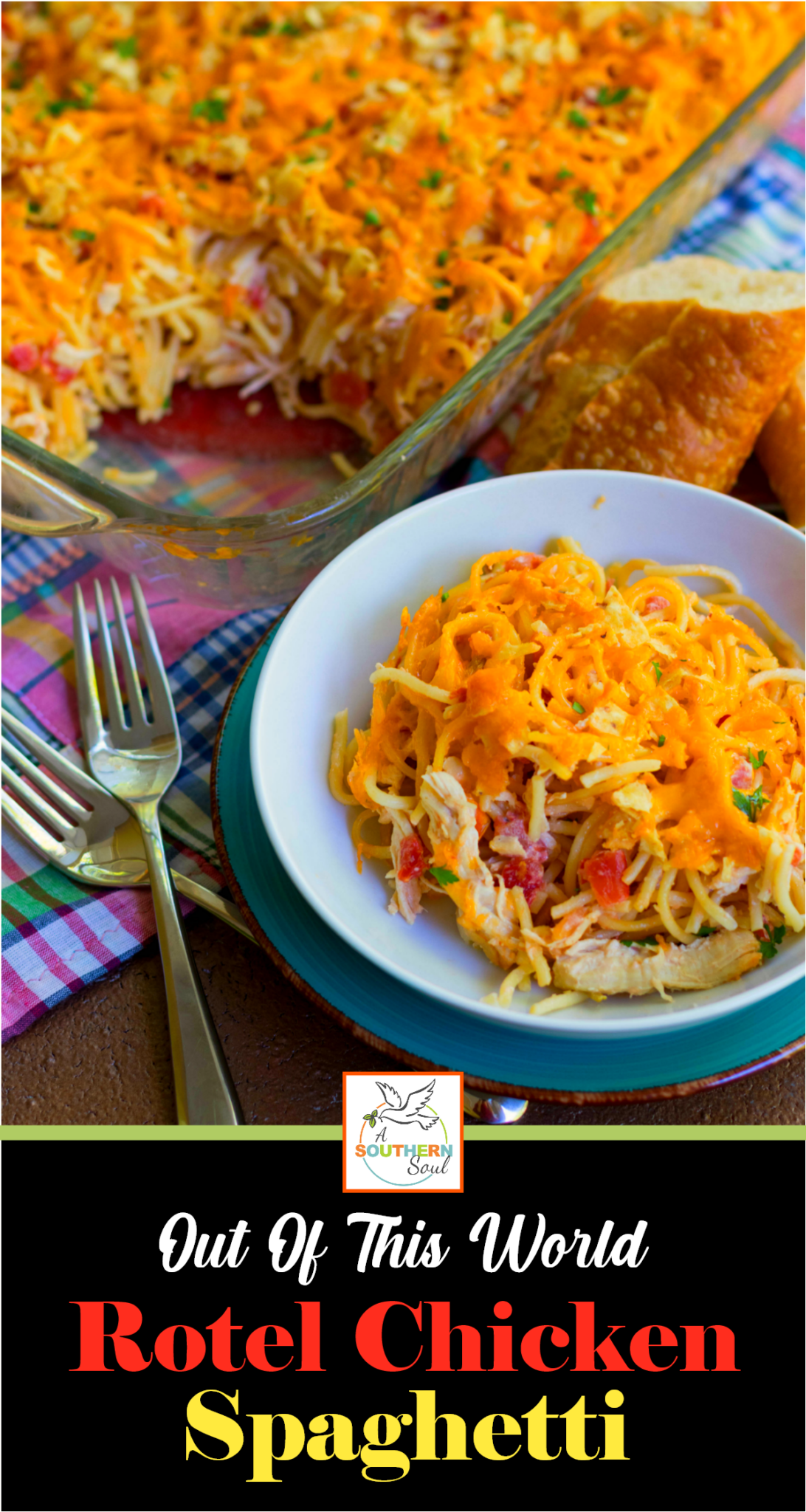 Rotel Chicken Spaghetti