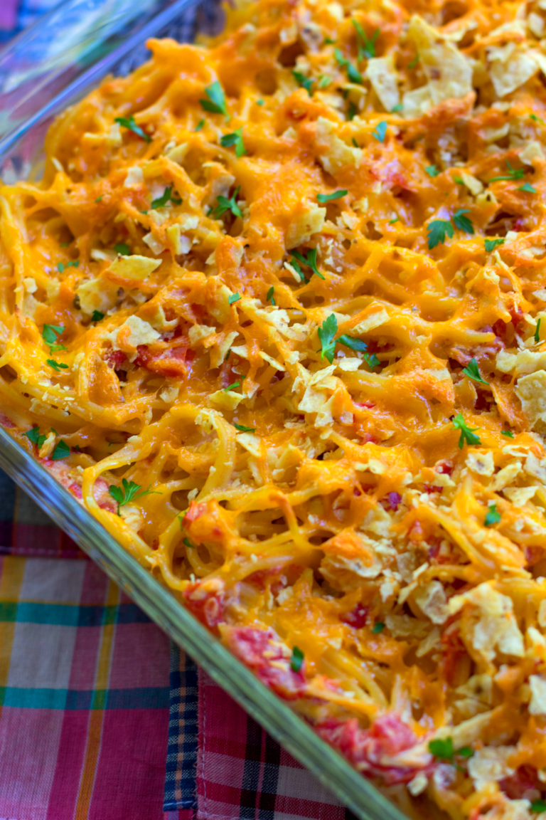 Rotel Chicken Spaghetti