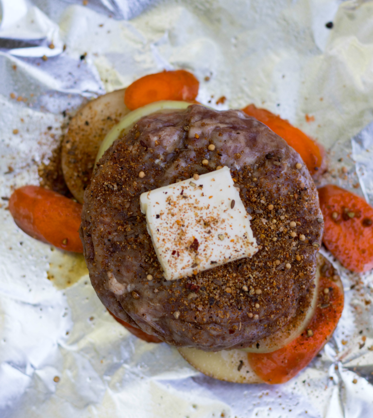 Easy Hamburger Hobo Dinner Foil Packs Recipe