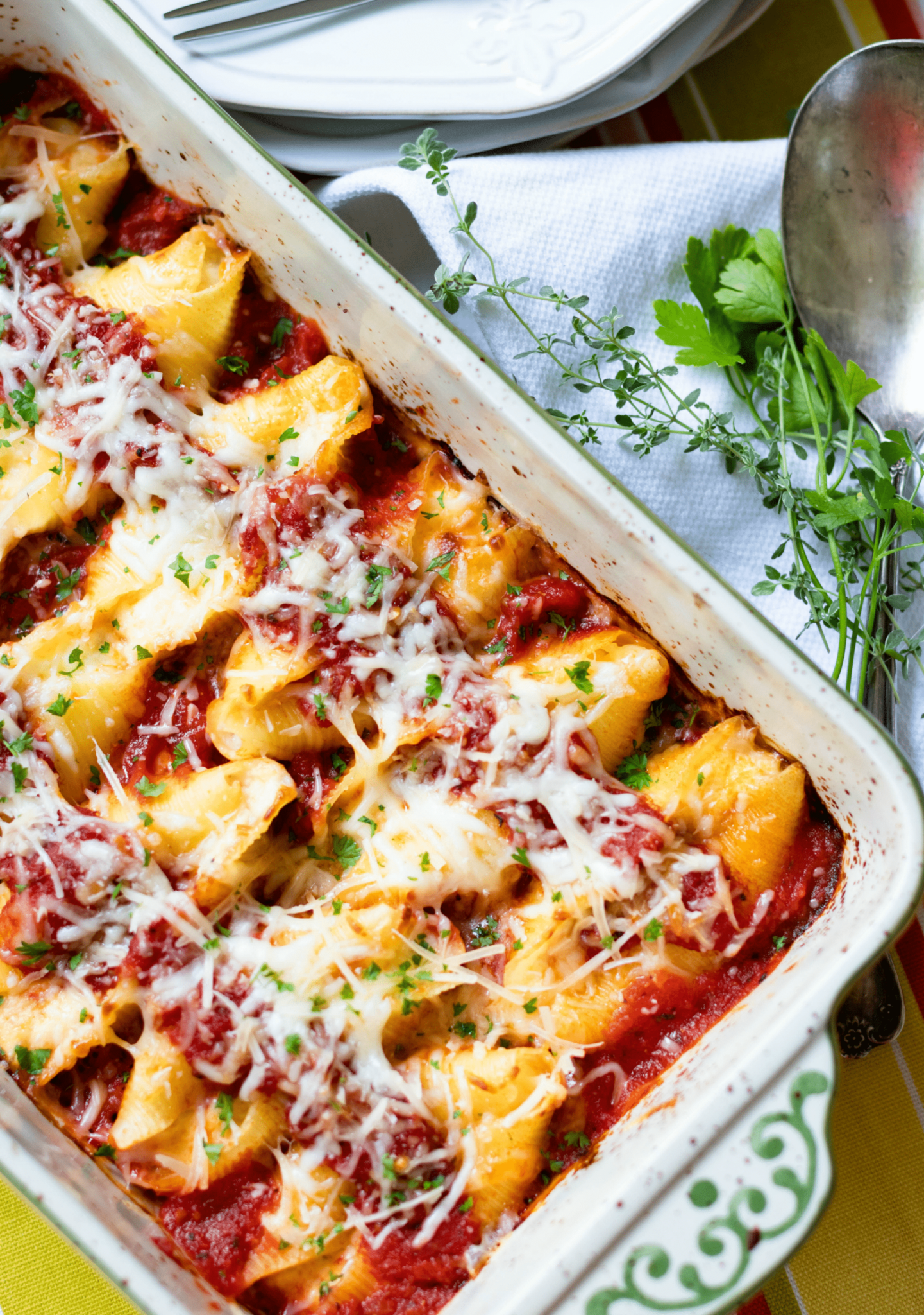 Three Cheese Stuffed Shells - A Southern Soul