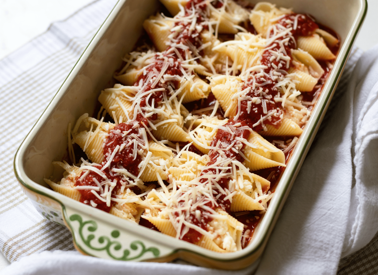 Three Cheese Stuffed Shells - A Southern Soul