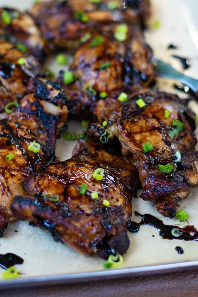 Juicy Balsamic Chicken Thighs