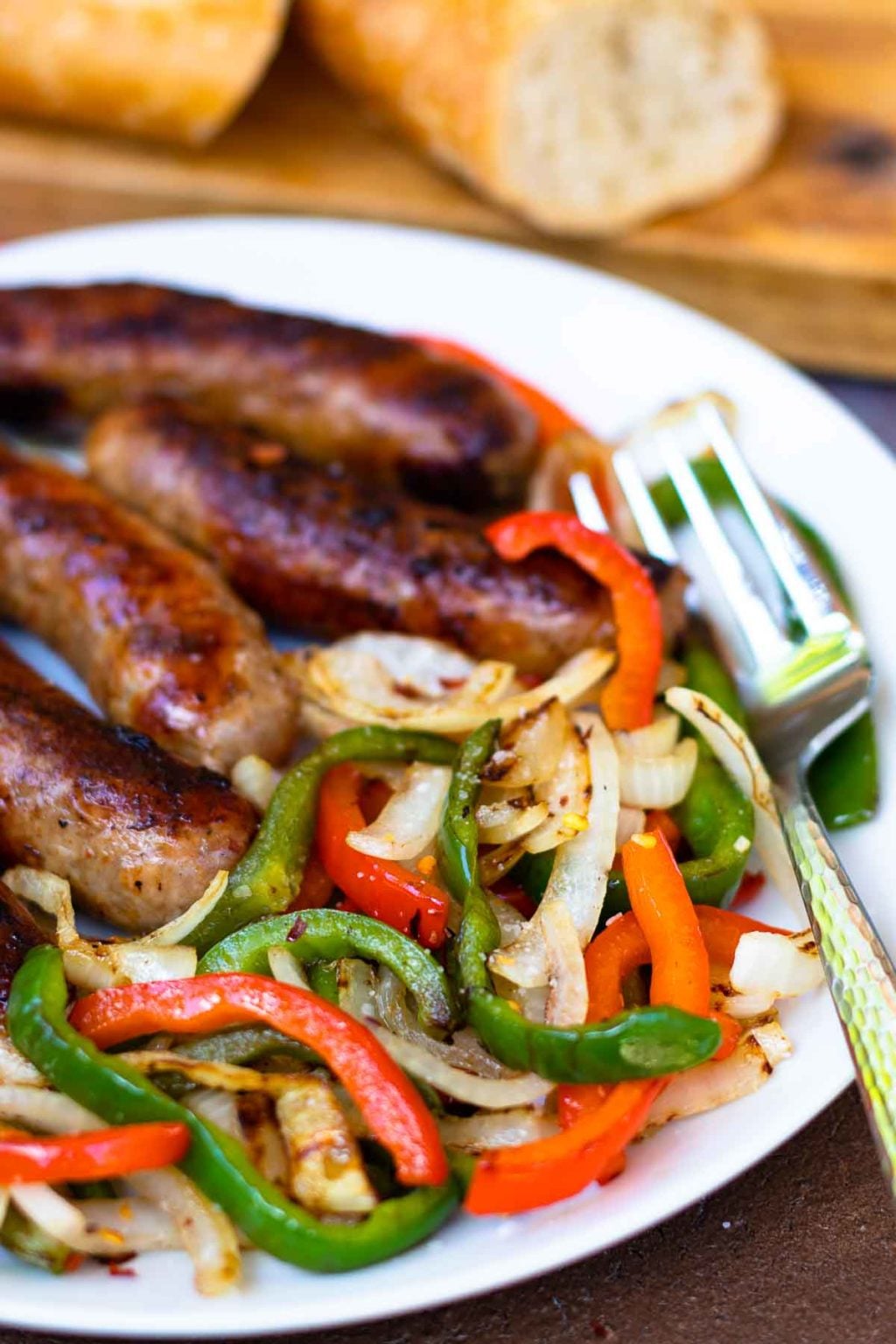 Grilled Sausage With Peppers And Onions Recipe