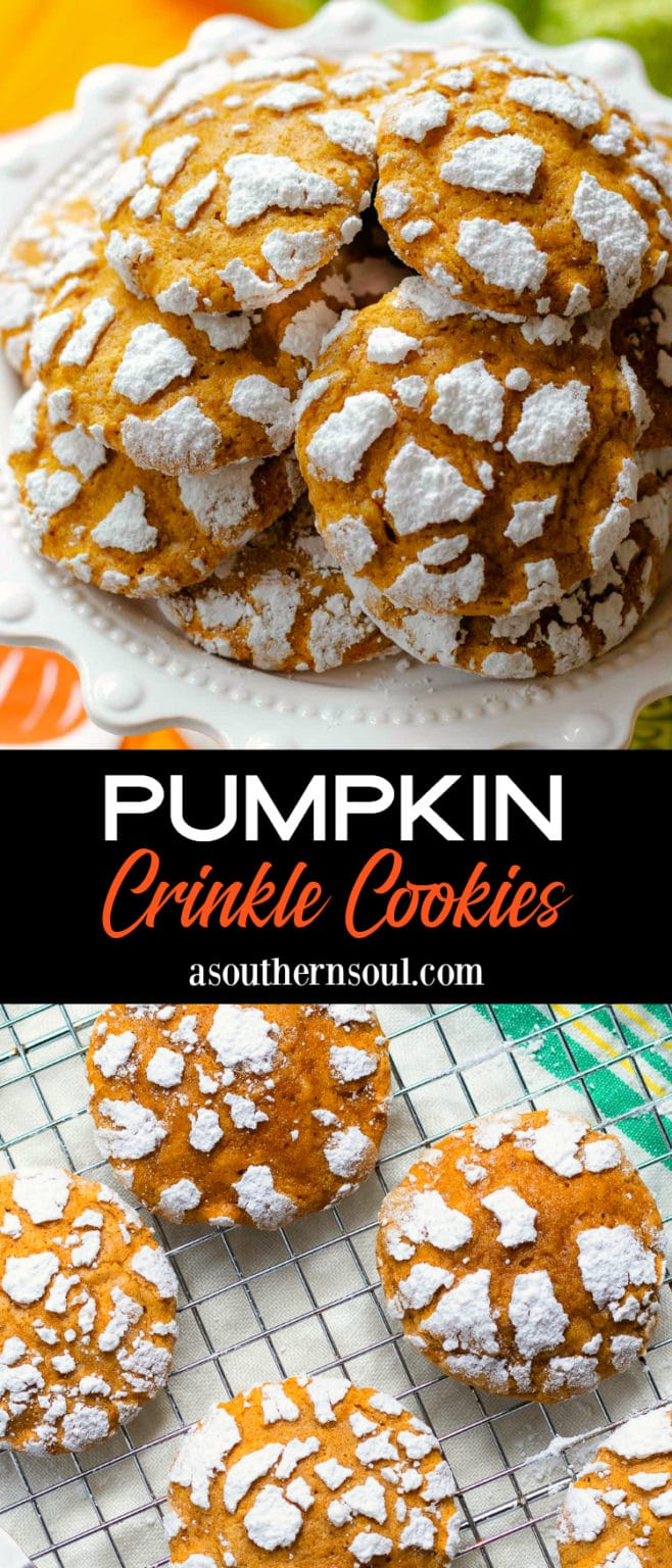 Pumpkin Crinkle Cookies