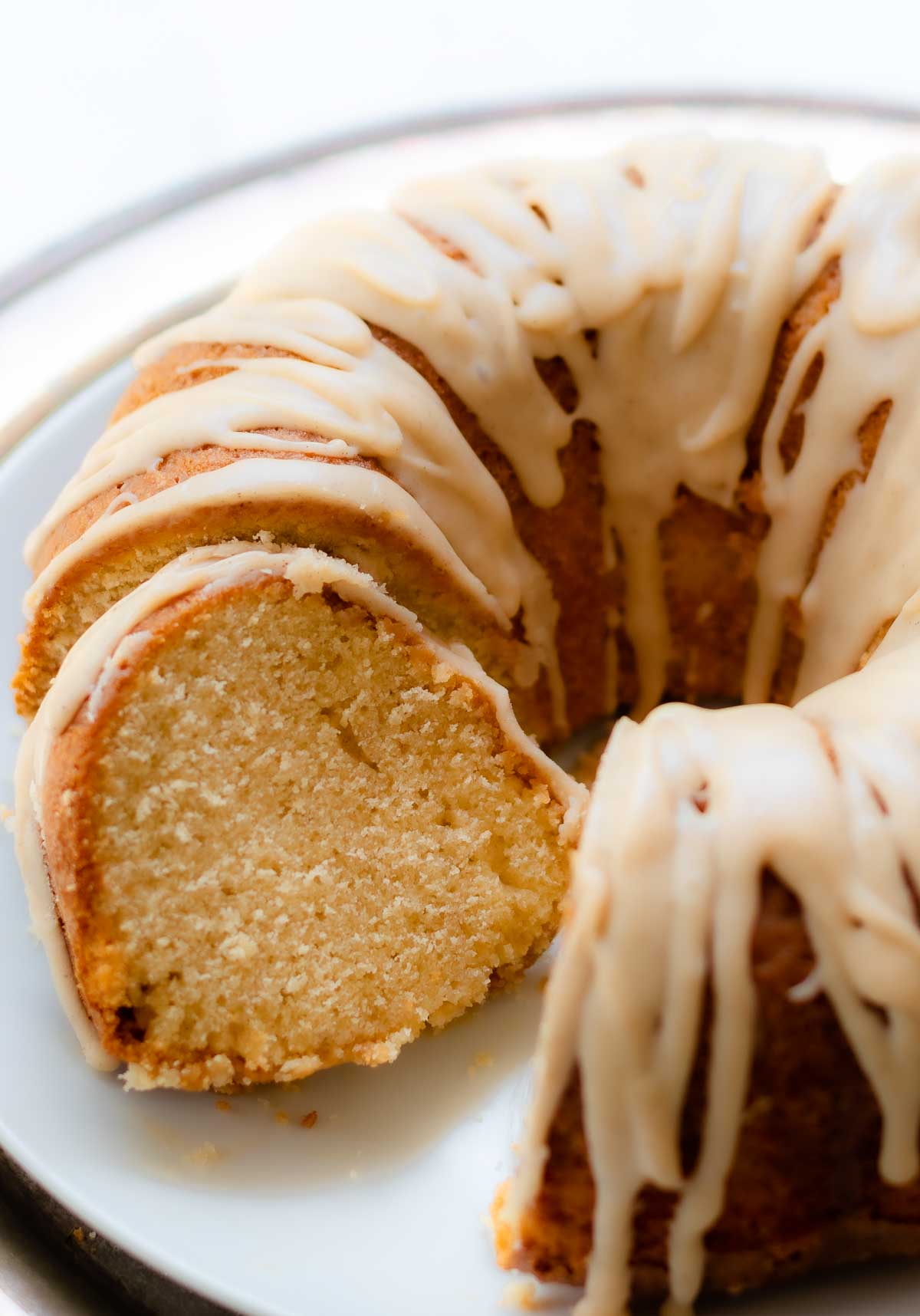 Buttermilk Pound Cake With Brown Butter Icing