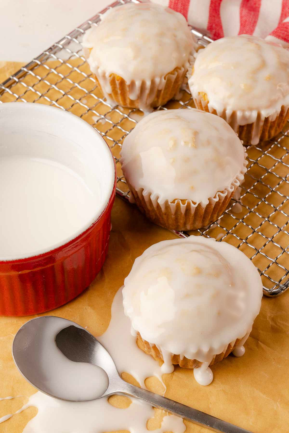 Spiced Eggnog Muffins