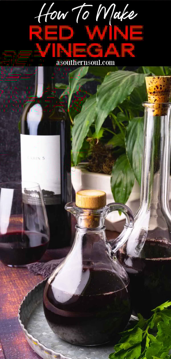 How To Make Red Wine Vinegar - A Southern Soul