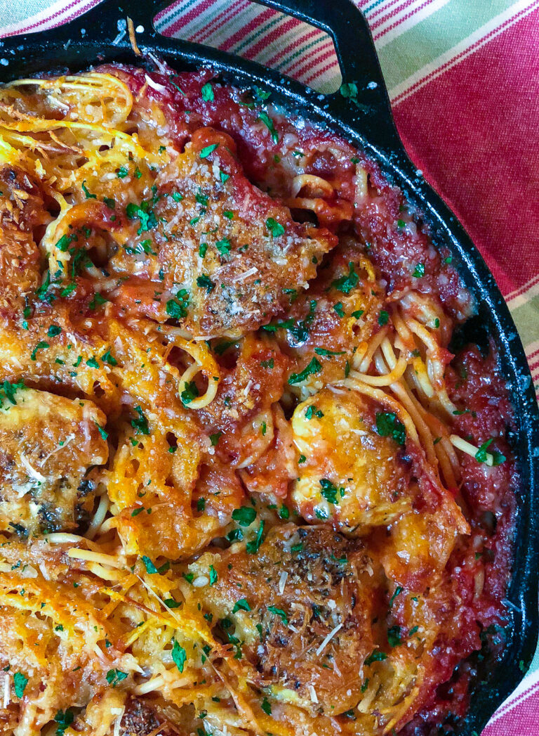 Skillet Chicken Spaghetti