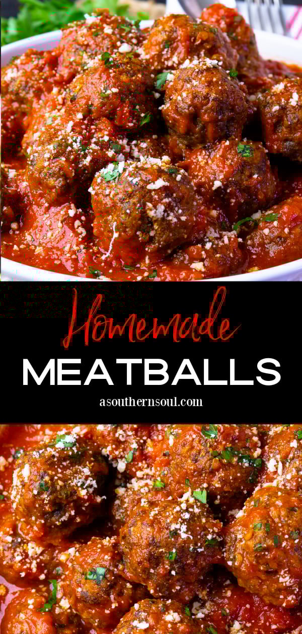 Easy Homemade Meatballs - A Southern Soul
