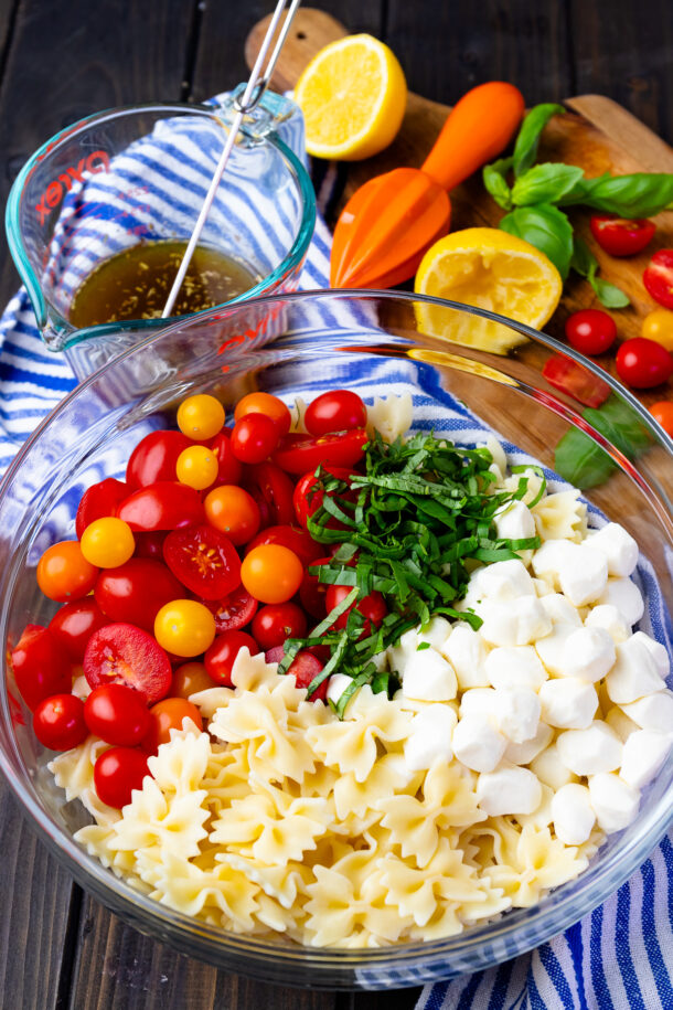 Best Caprese Pasta Salad