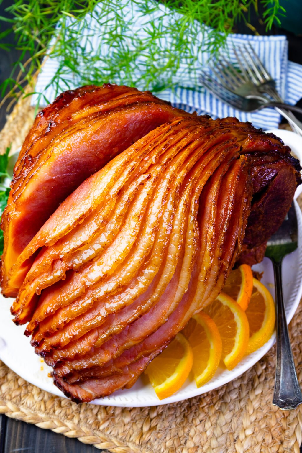 Orange Glazed Ham