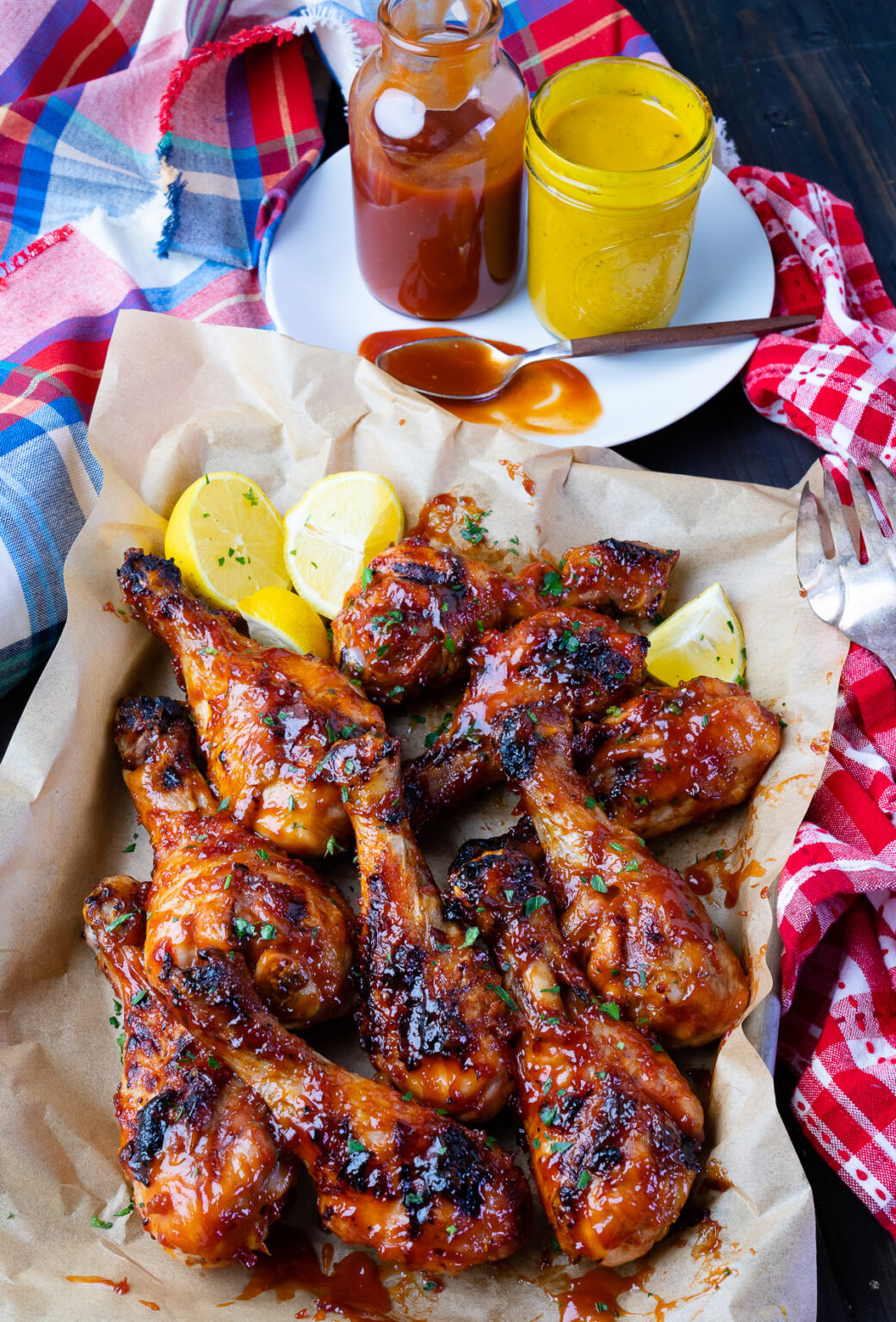 Grilled BBQ Chicken Legs