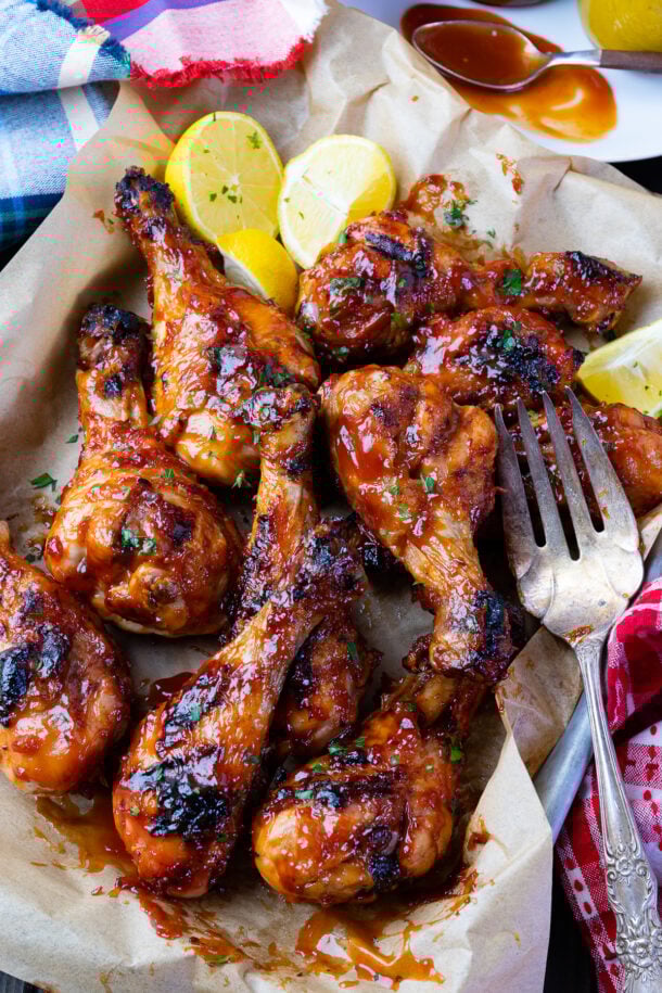 Grilled BBQ Chicken Legs