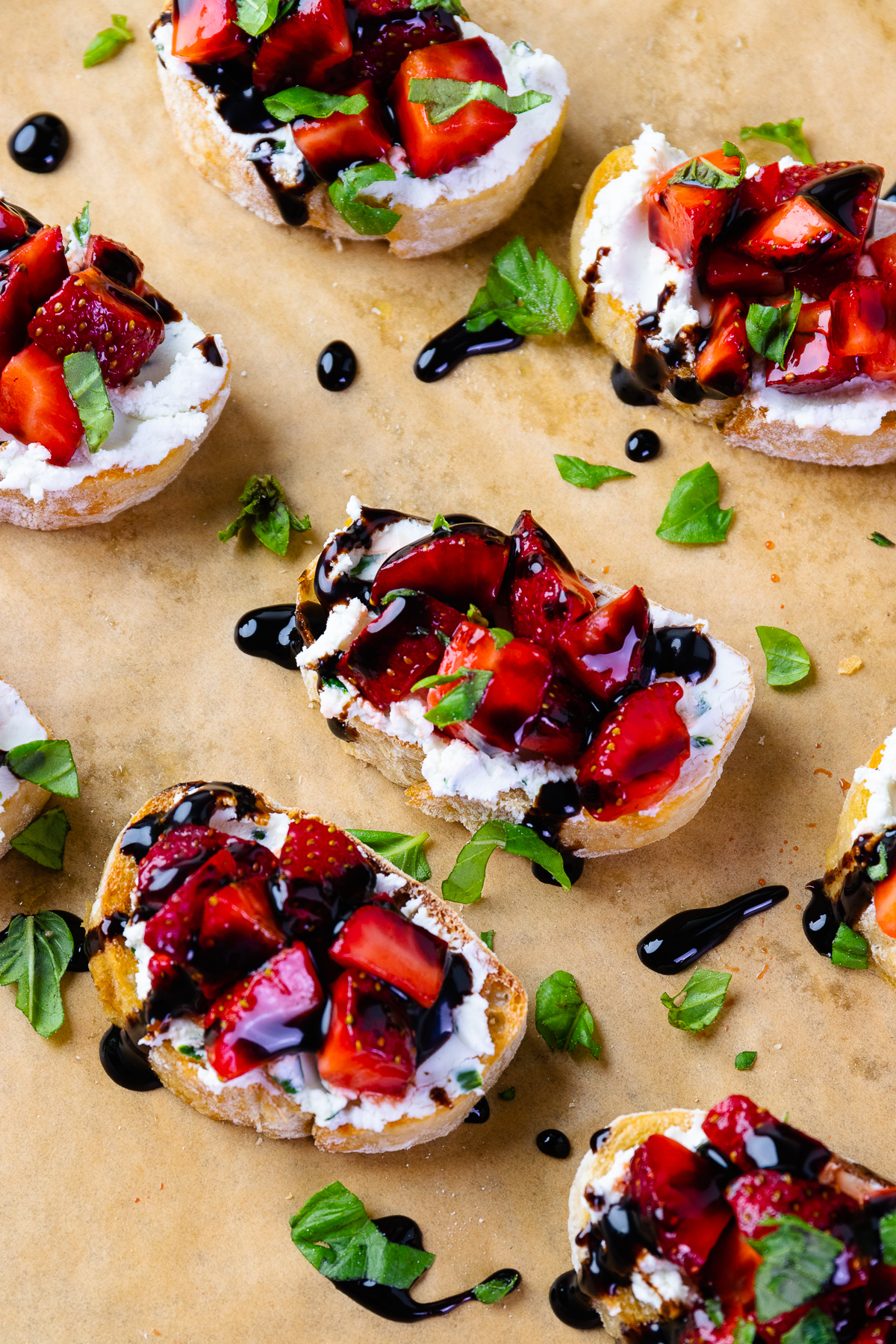 Easy Strawberry And Herb Goat Cheese Bruschetta Recipe