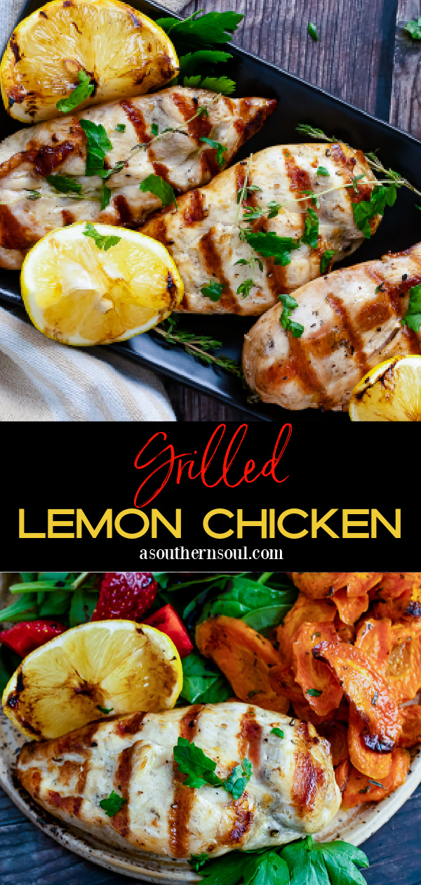 Grilled Lemon Chicken - A Southern Soul