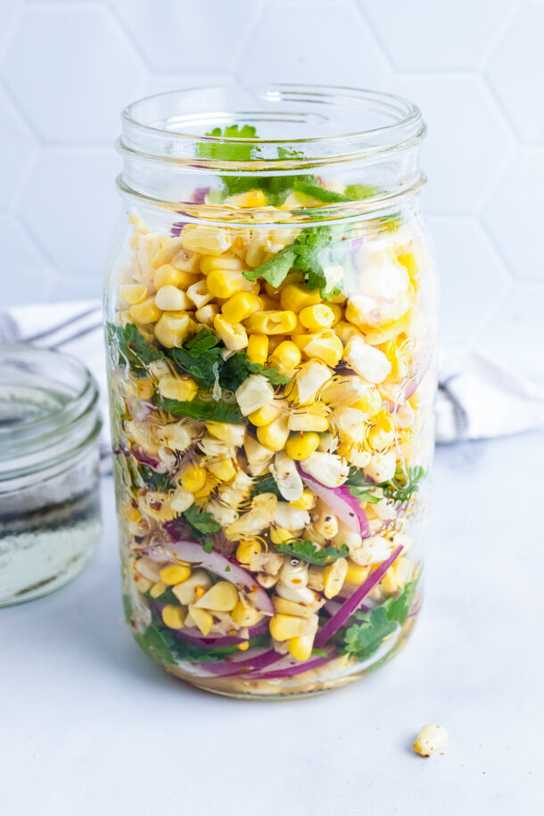 Pickled Corn with Red Onions and Cilantro