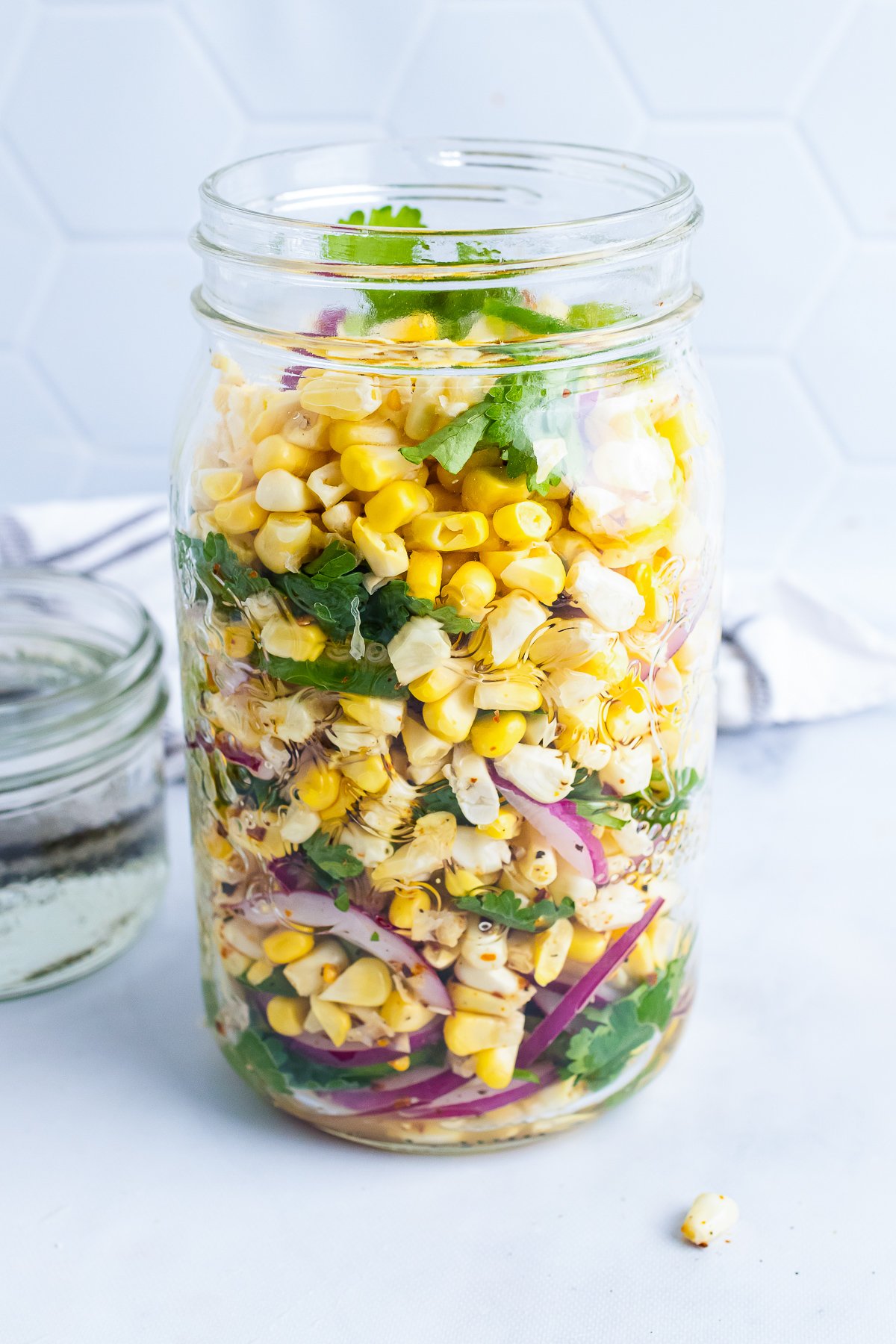 Pickled Corn with Red Onions and Cilantro