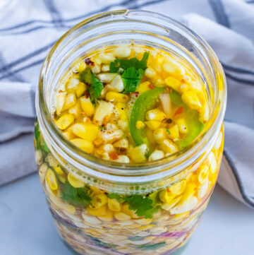 Pickled Corn with Red Onions and Cilantro