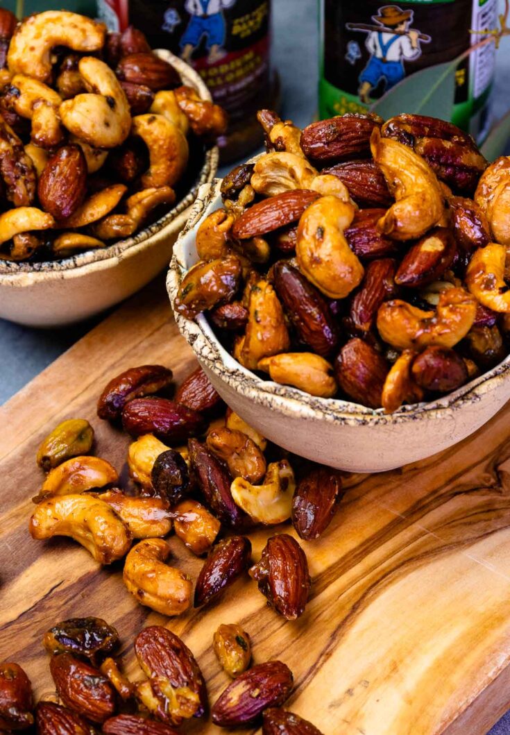 Sweet And Spicy Roasted Nuts