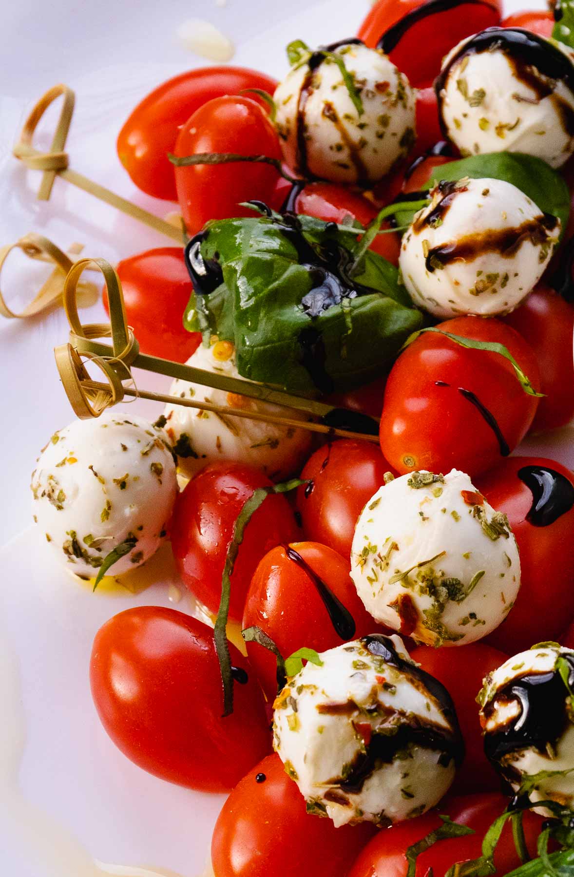 Caprese Salad Christmas Wreath
