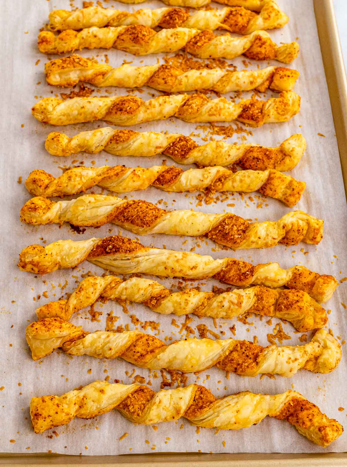Puff Pastry Cheese Straws