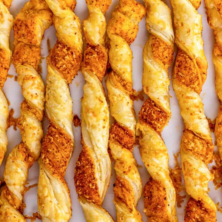 Puff Pastry Cheese Straws