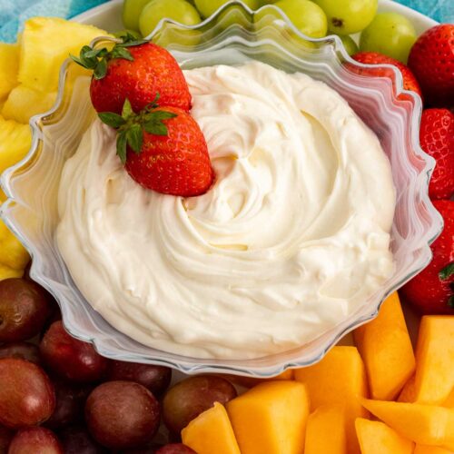 Creamy 3 Ingredient Fruit Dip